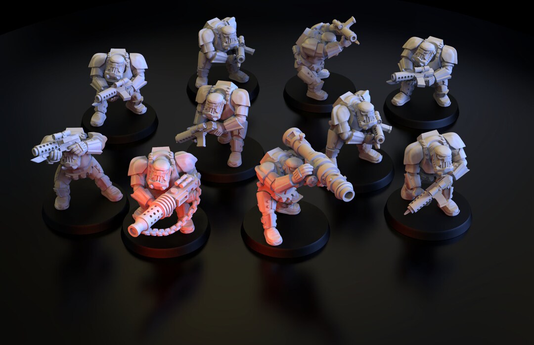 Stormtroopa shoota Squad 10 Star WAAAGH Space Orcs by Joshbutin3d ...