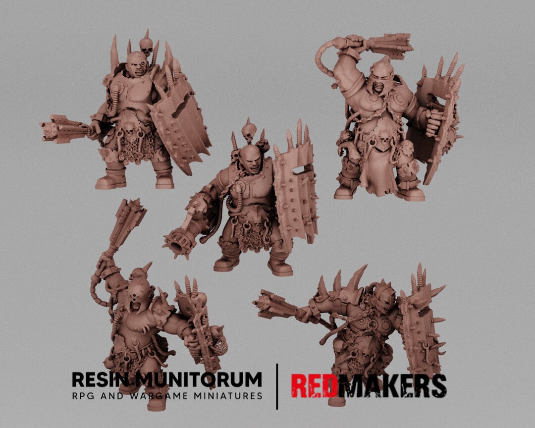 Renegade Brute Squad Red Makers Abhuman Giant Miniature - Etsy