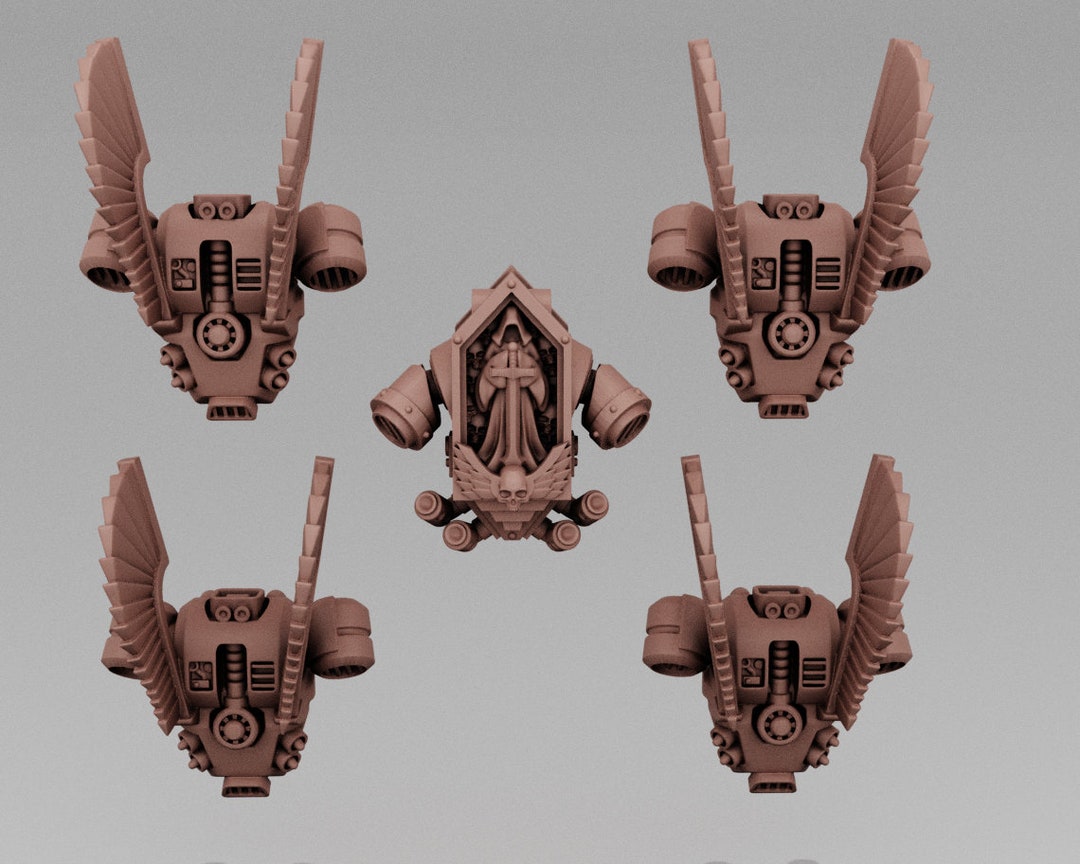 Gloomy Knight Prime Packs 5 Eternal Pilgrim Proxy Bit Kitbash - Etsy