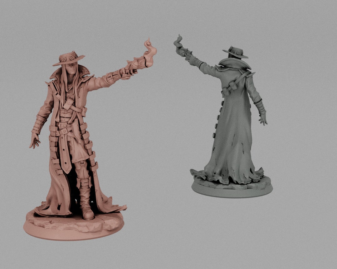 The Blackthorn Alchemist Flesh of Gods D&D Pathfinder 32mm Character ...