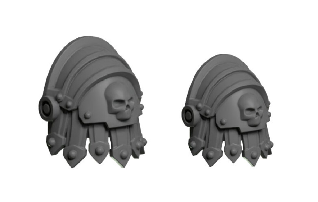 Roman Skull Armor Pads 10 Eternal Pilgrim Proxy Bit Kitbash - Etsy UK