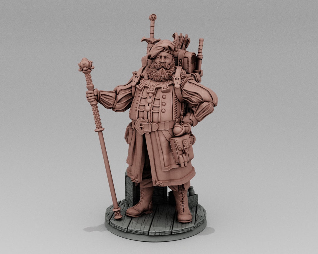 Rich Merchant Flesh of Gods D&D Pathfinder 32mm Character Miniature - Etsy