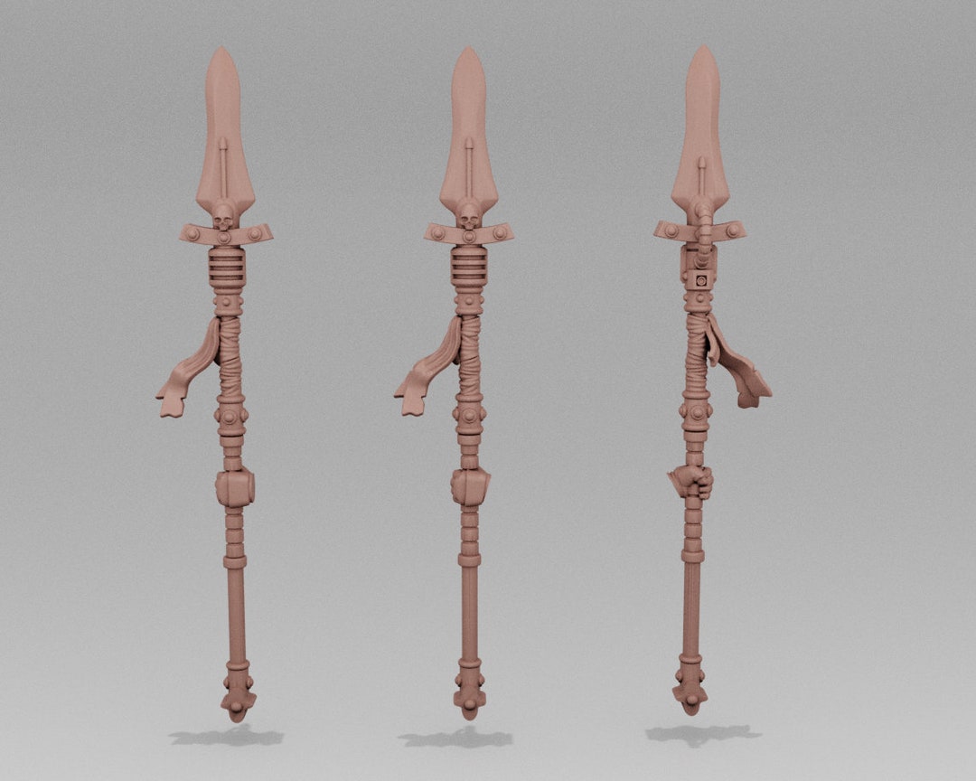 Spear Style 1 Power Magic Eternal Pilgrim Proxy Bit Kitbash - Etsy