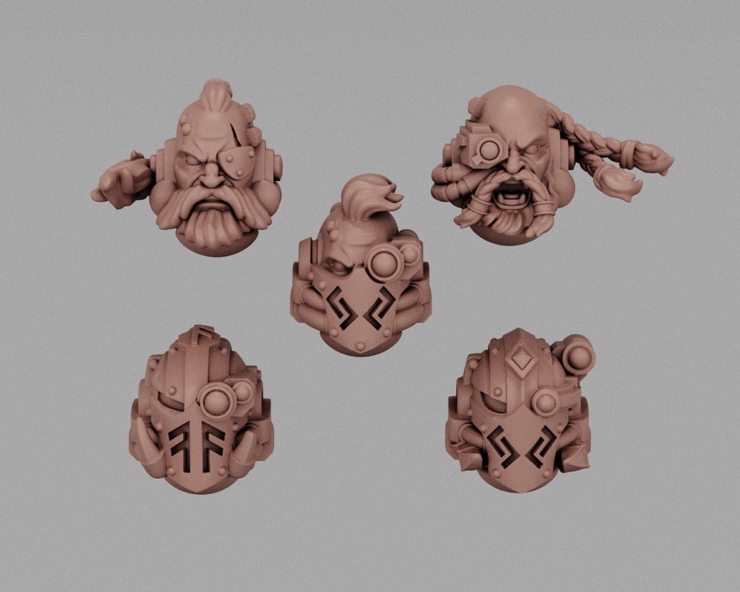 Primal Viking Odin Heads - Etsy