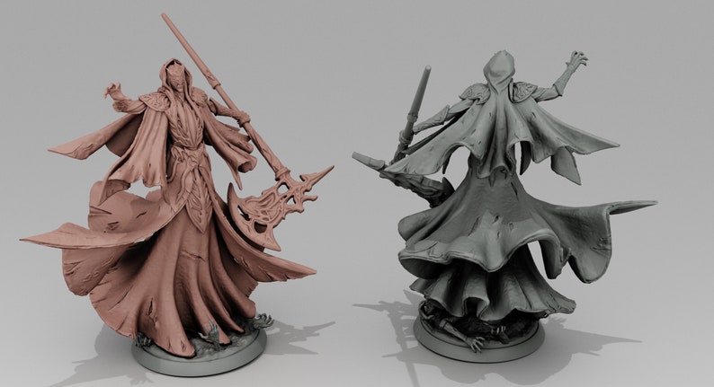 The Hemomancer Blood Mage D&D Pathfinder 28mm Character - Etsy