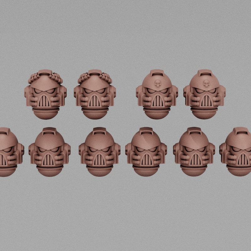 Mini Space Marine Helmet - Etsy