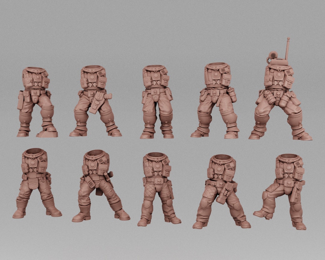 Control Group Bodies 10 Red Pilgrim Desert Hawks Kitbash Bits - Etsy