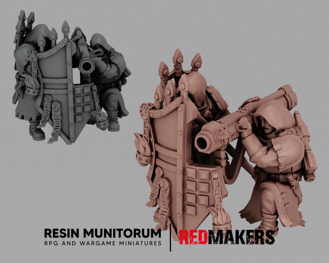 Imperial Janissaries Missile Team Red Makers Miniatures - Etsy