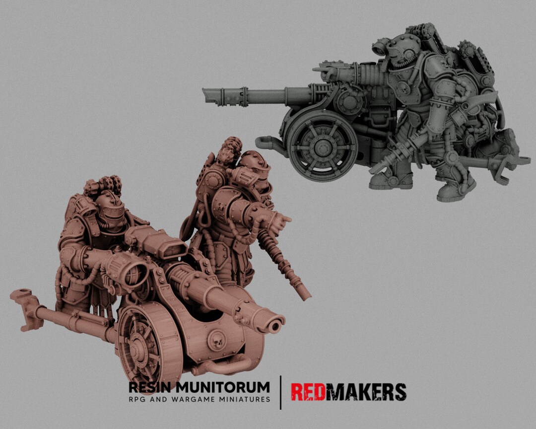 Solar Guard Laser Cannon Red Makers Miniatures - Etsy