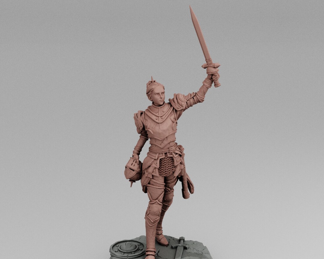 Queen of Coliseum Flesh of Gods D&D Pathfinder 32mm Character Miniature ...