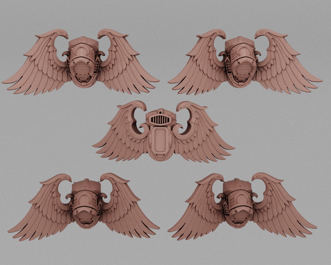 Blood Moon Angel Jetpack Wargame Bits Vol 1 - Etsy Australia