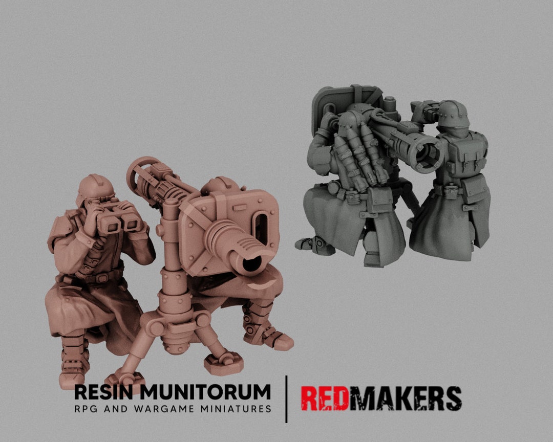 Death Division Missile Launcher Red Makers Miniatures - Etsy