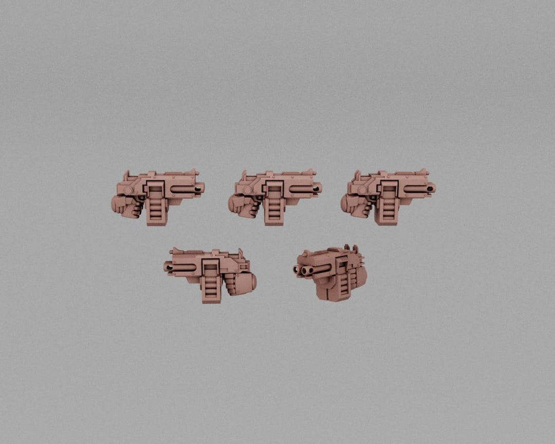 Antique Double Machine Pistols - Etsy