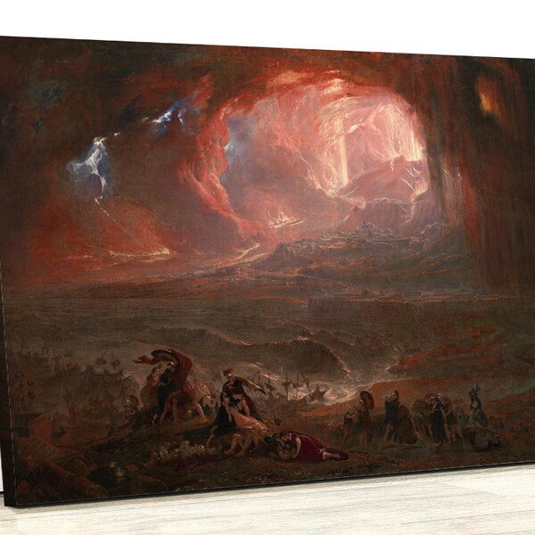 Fall of Babylon Canvas - Etsy