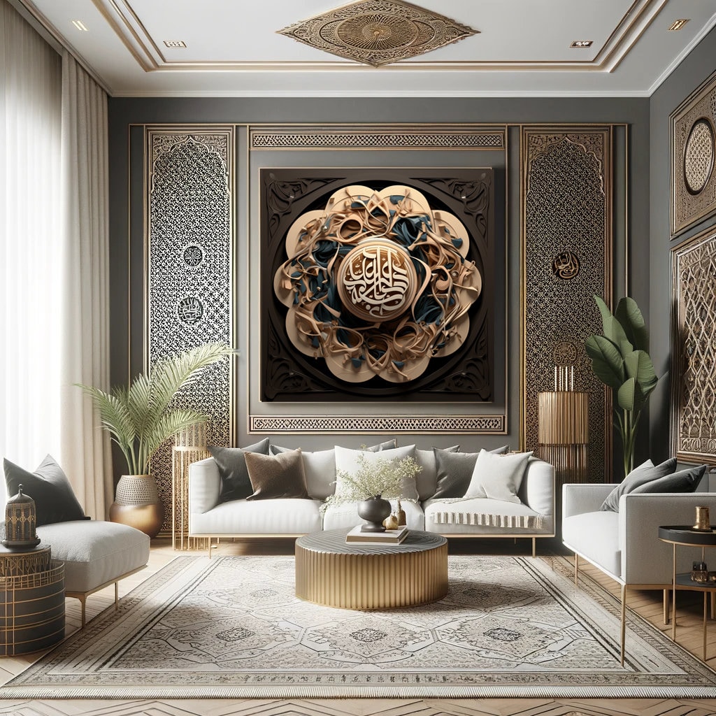 Modern Islamic Wall Art, Islamic Home Decor, Arabic Calligraphy, Muslim ...