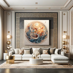 Contemporary Islamic Wall Art, Arabic Home Decor, Muslim Gift - Etsy