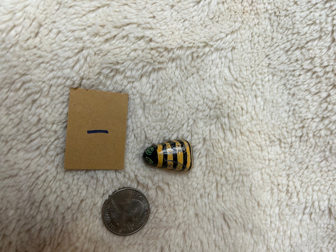 Bumble Bee Painted Rocks--summer Painted Rocks--garden Rock Decor ...