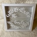 Personalized Family Name Lighted Shadow Box 9x9,-illuminated Decorative ...