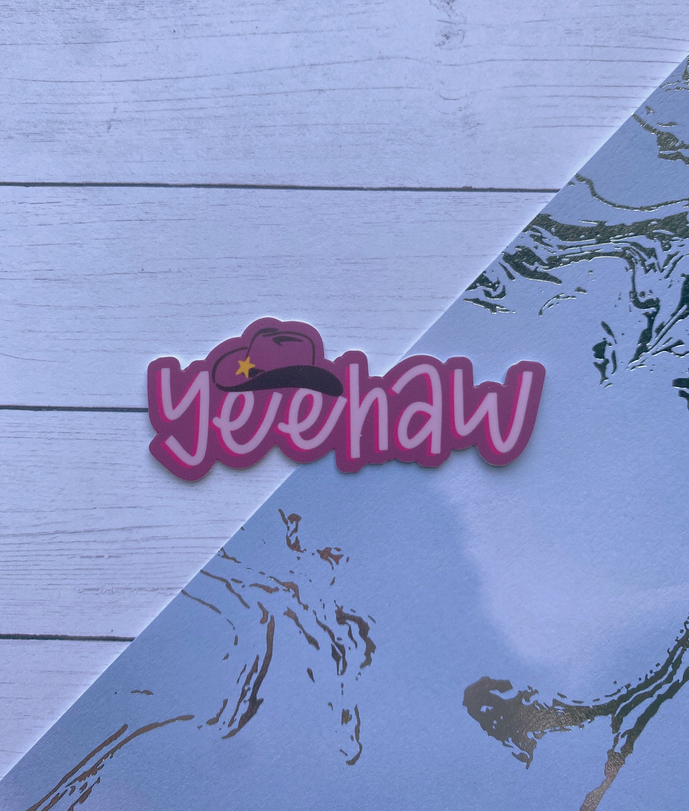 Yeehaw Sticker | Vinyl Sticker | Waterproof | Great for Laptop, Water ...
