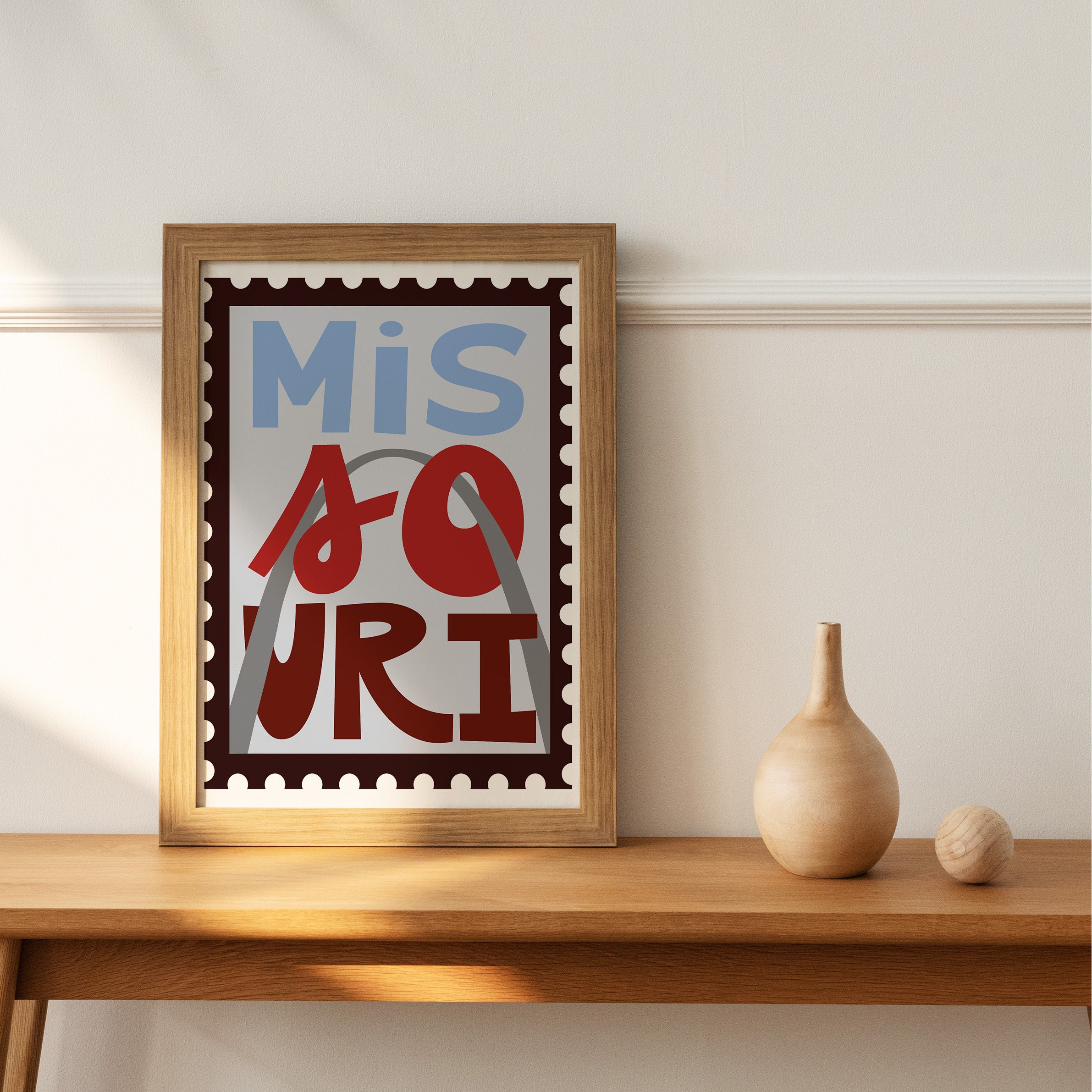 Missouri Stamp Poster, Digital Download Wall Art, Digital Prints, Art ...