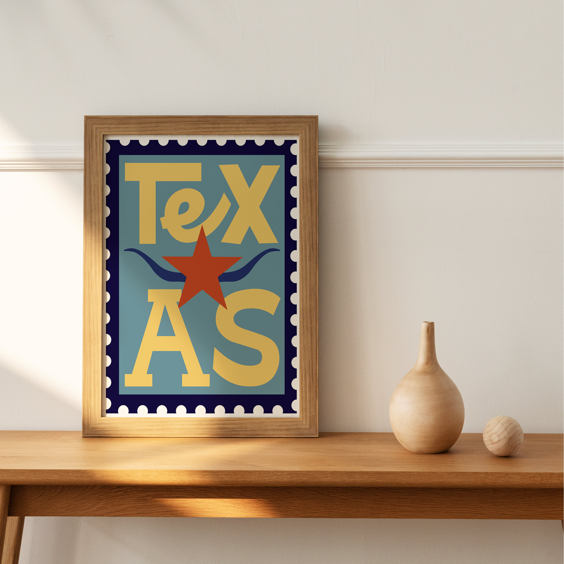 Texas Stamp Poster, Digital Download Wall Art, Digital Prints, Art ...
