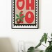 Ohio Stamp Poster, Digital Download Wall Art, Digital Prints, Art ...