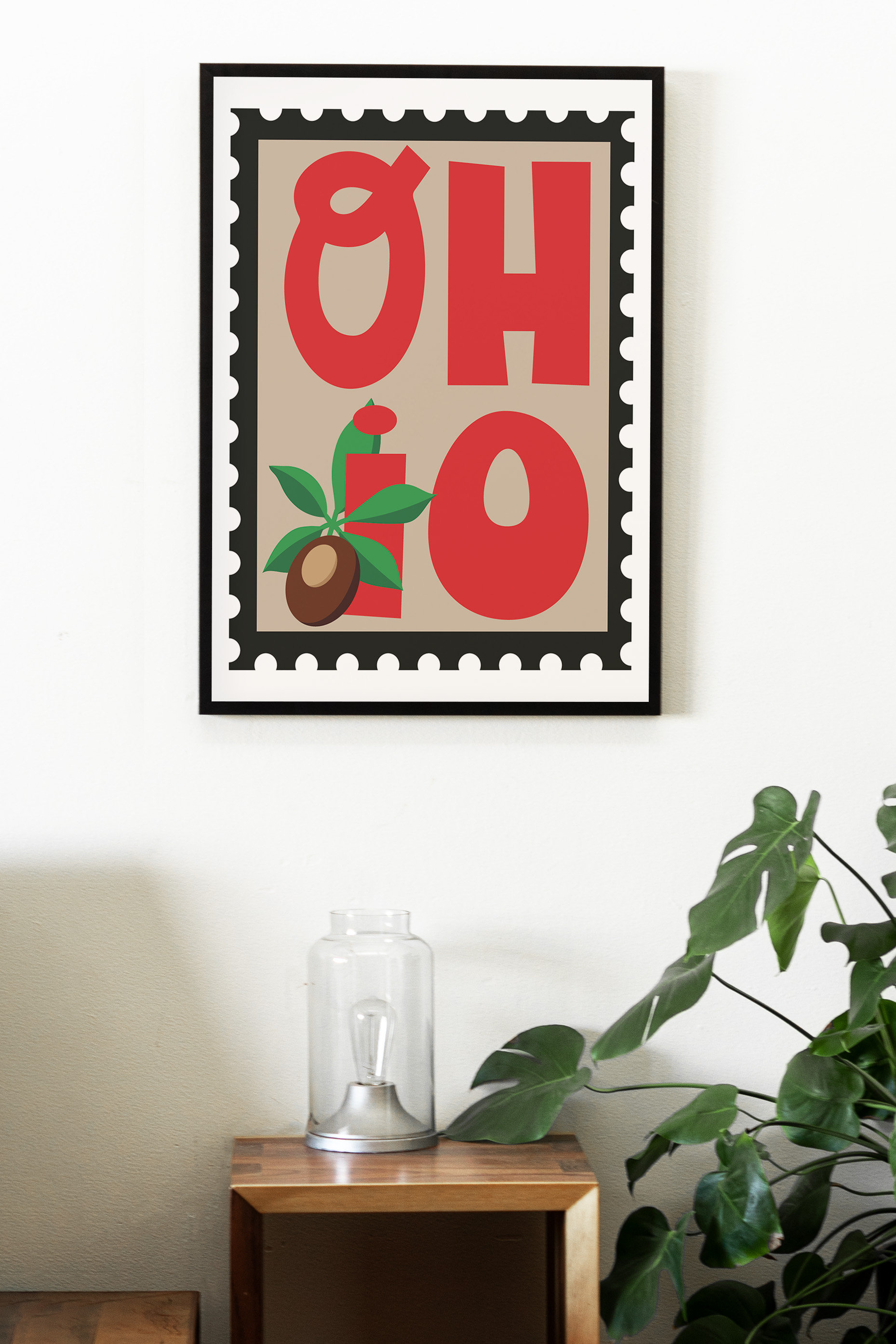 Ohio Stamp Poster, Digital Download Wall Art, Digital Prints, Art ...