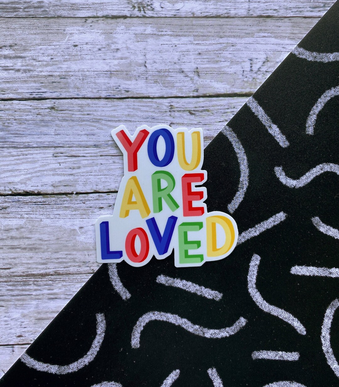 You Are Loved Sticker | Vinyl Sticker | Waterproof | Great for Water ...