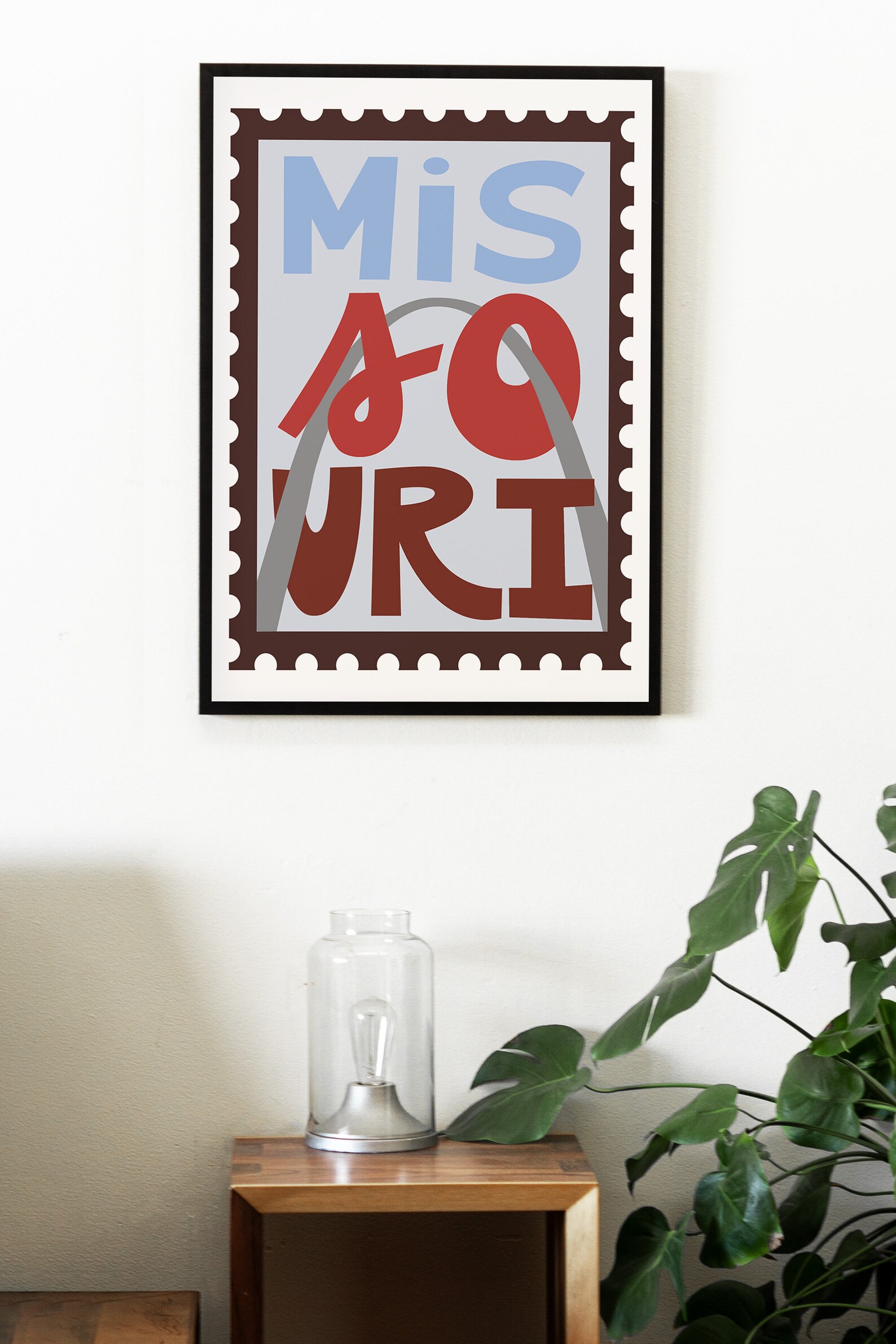 Missouri Stamp Poster, Digital Download Wall Art, Digital Prints, Art ...