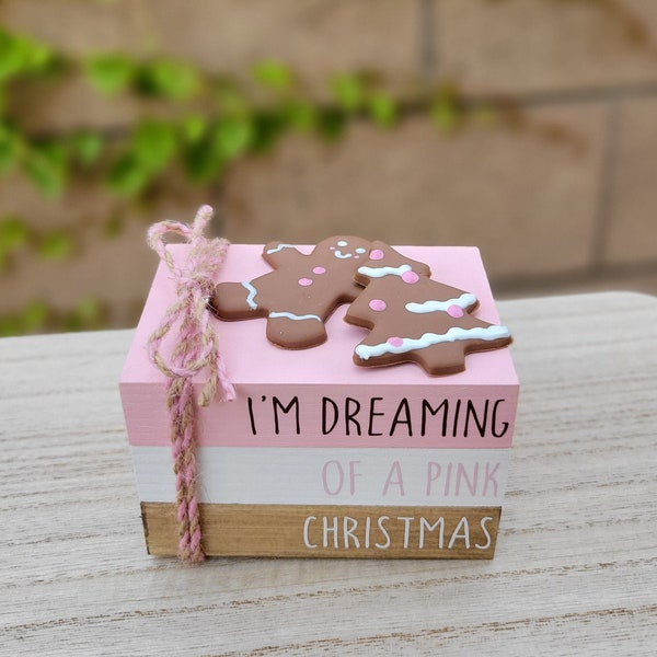 Christmas Book Decor - Etsy
