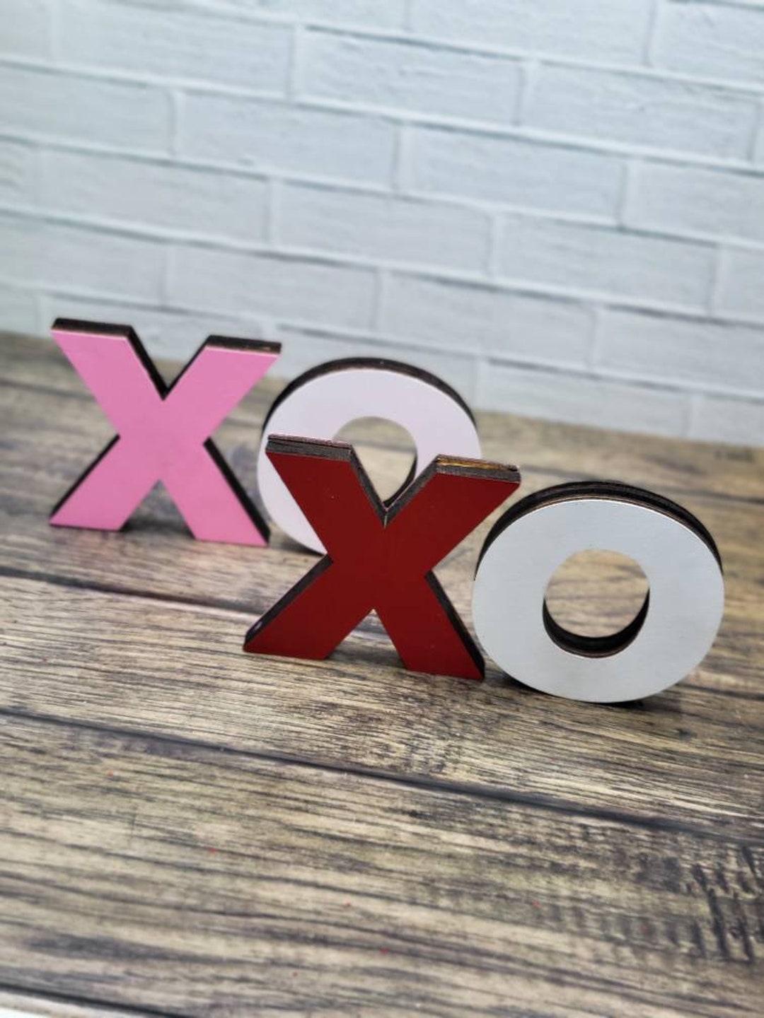 Valentines Day XOXO Letters Vday Decor Valentines Day Tiered - Etsy