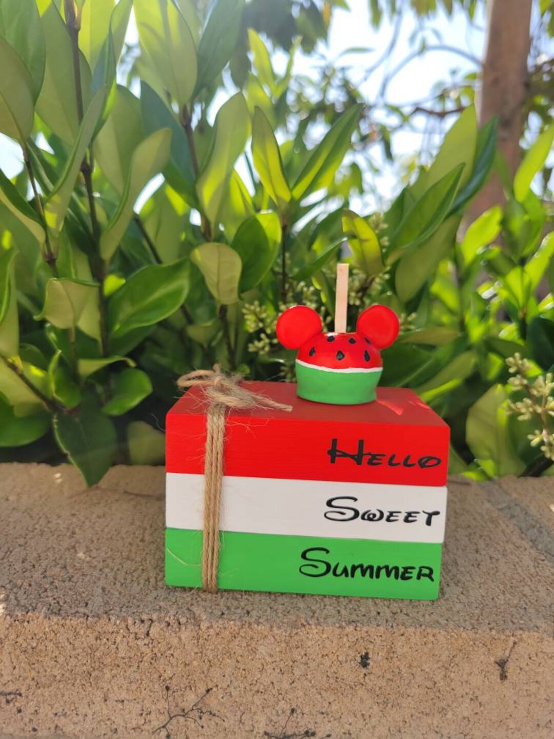 Disney Watermelon Mini Book Stack, Summer Coffee Bar, Lemon Decor ...