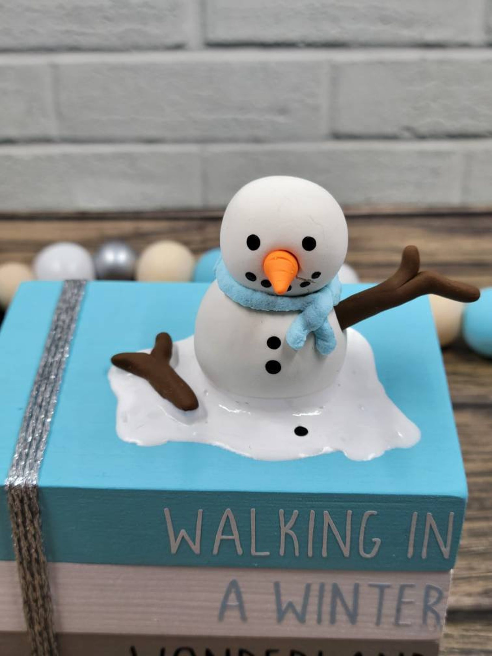 Winter Mini Book Stack Hot Cocoa Bar Christmas Decor - Etsy