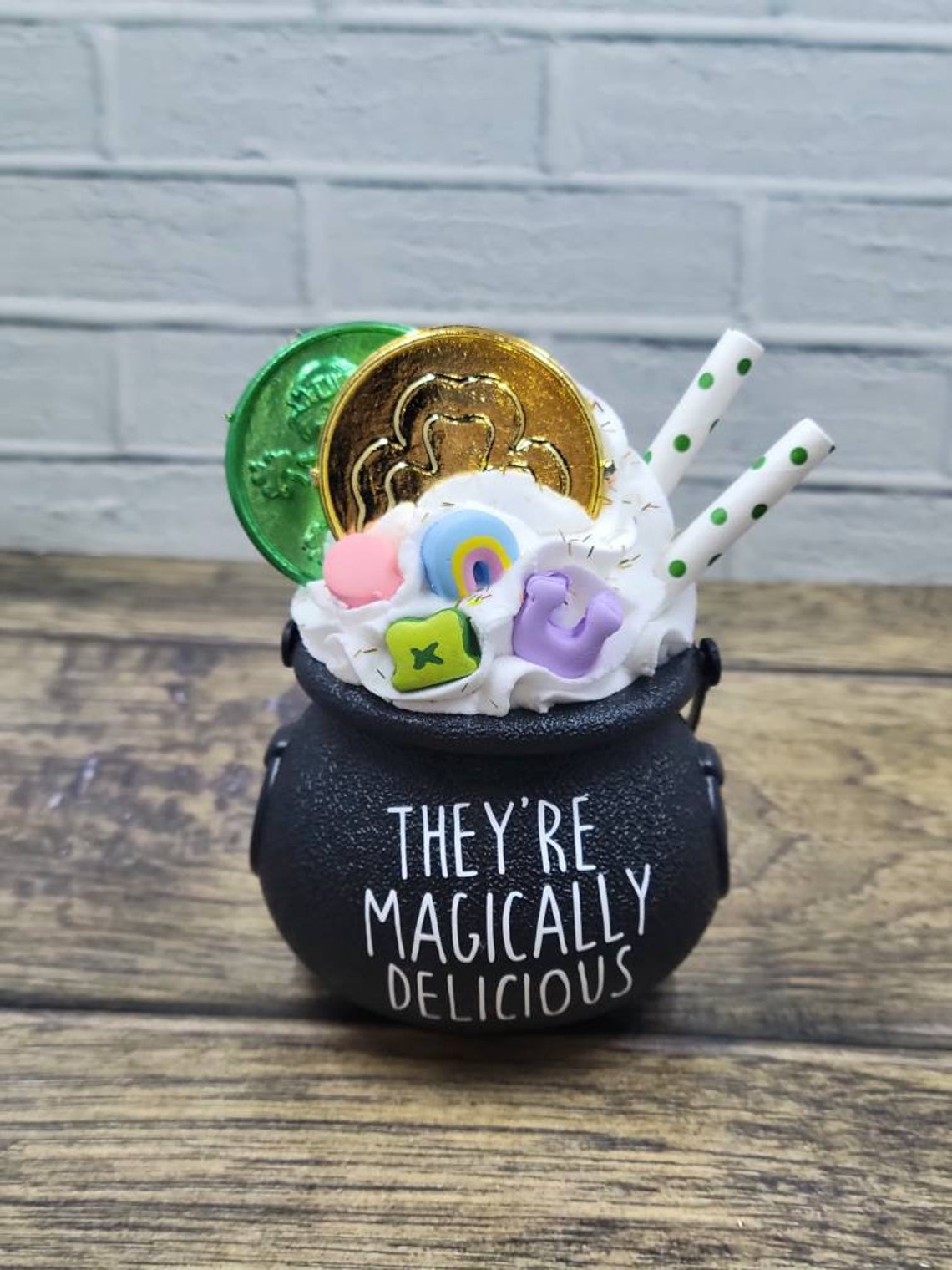 St. Patricks Day Pot of Gold St Patricks Decor St Pattys - Etsy