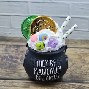 St. Patricks Day Pot of Gold St Patricks Decor St Pattys - Etsy