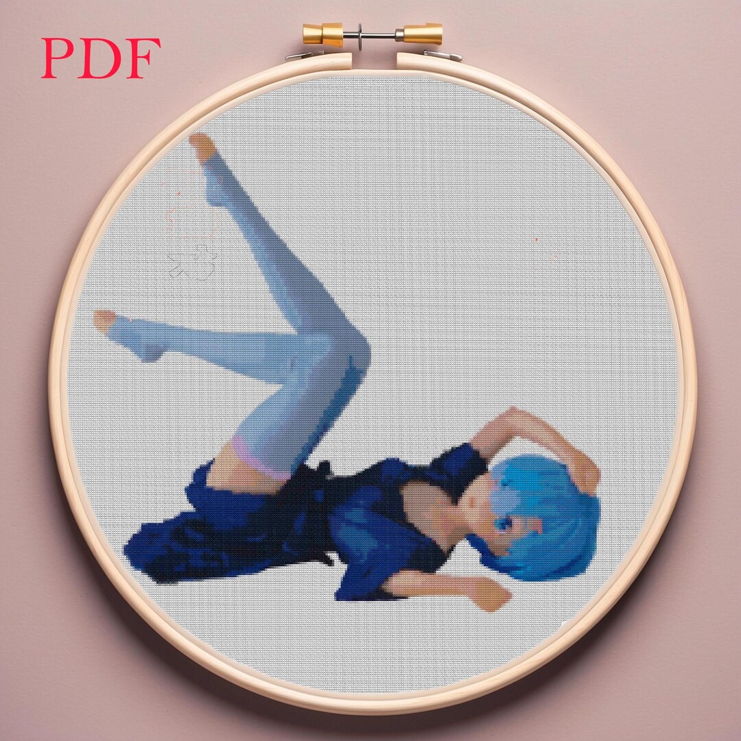Beginner-friendly Anime Cross Stitch Pattern: Japanese-inspired ...