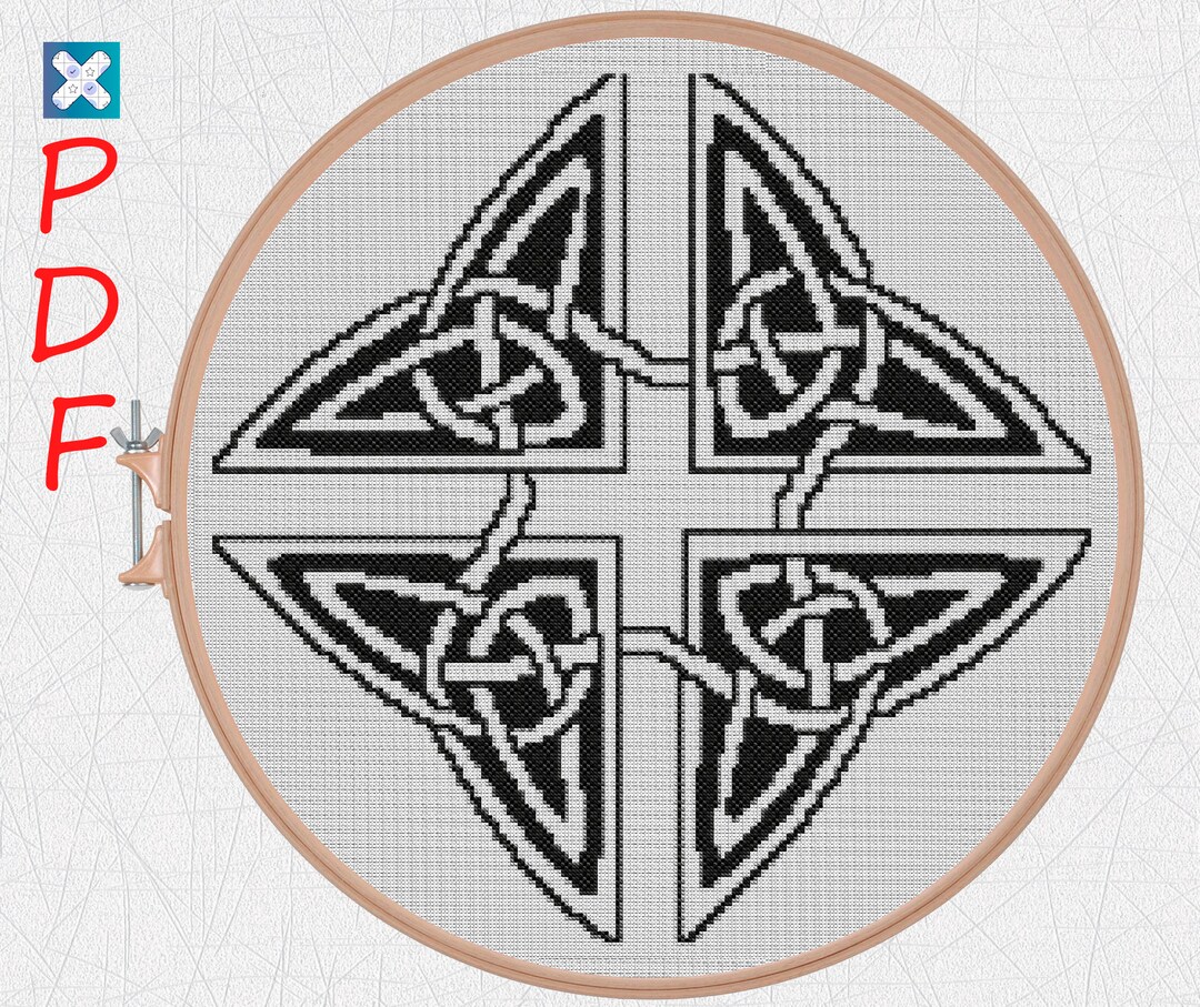 Viking Cross Stitch Pattern for Beginners Asatru Cross Stitch Pattern ...