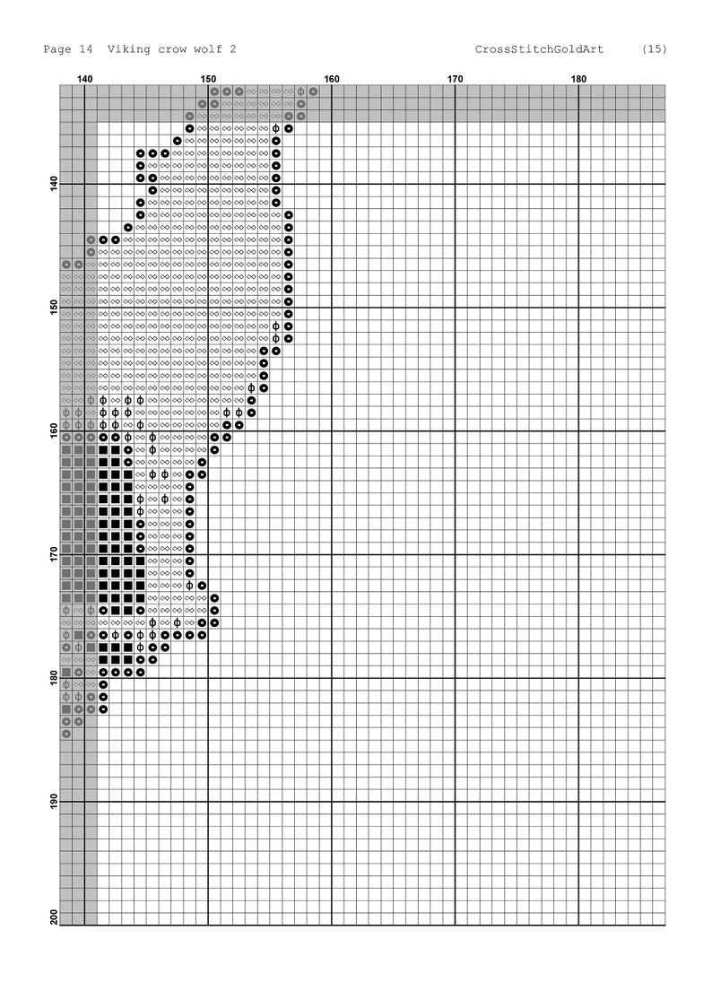 Viking Cross Stitch Pattern for Beginners Celtic Ornament - Etsy