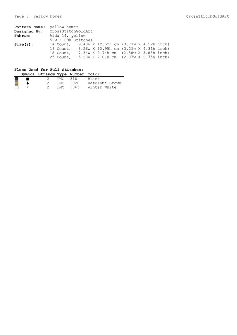 Simpson Family Cross Stitch Pattern for Beginners Simpson Funny Cross ...