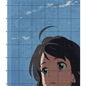 Anime Cross Stitch Pattern Lovers Anime Embroidery Pattern Japan Cross ...