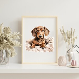 Dachshund Watercolor Clipart Bundle | Sausage Dog PNG, Dog Clipart, Pet ...