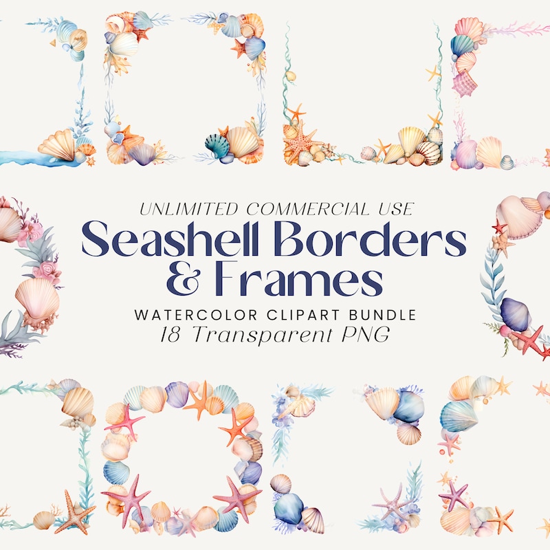 Ocean Borders Frames - Etsy UK