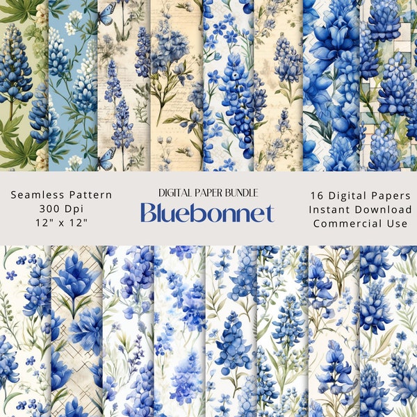 Bluebonnet Pattern - Etsy