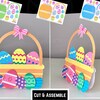Printable Easter Basket Template – Bunny Paper Craft for Kids, DIY ...