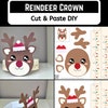 Reindeer Printable Crown Template Build Your Own Christmas Hat ...