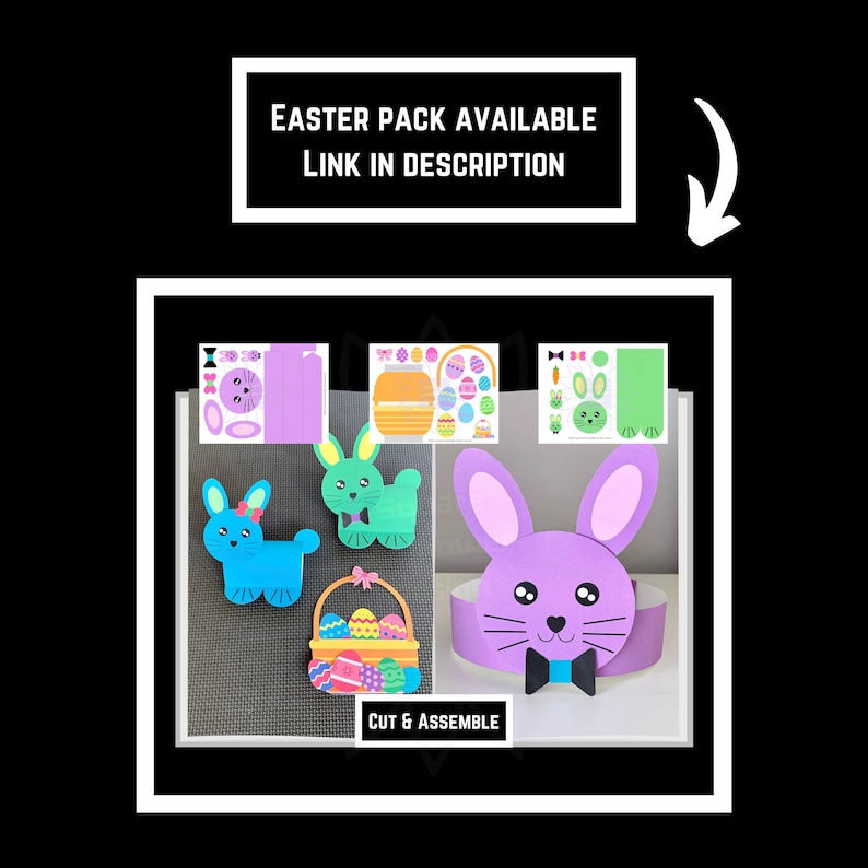 DIY Bunny Paper Crown Classroom Party Crafts for Kids Easter - Etsy