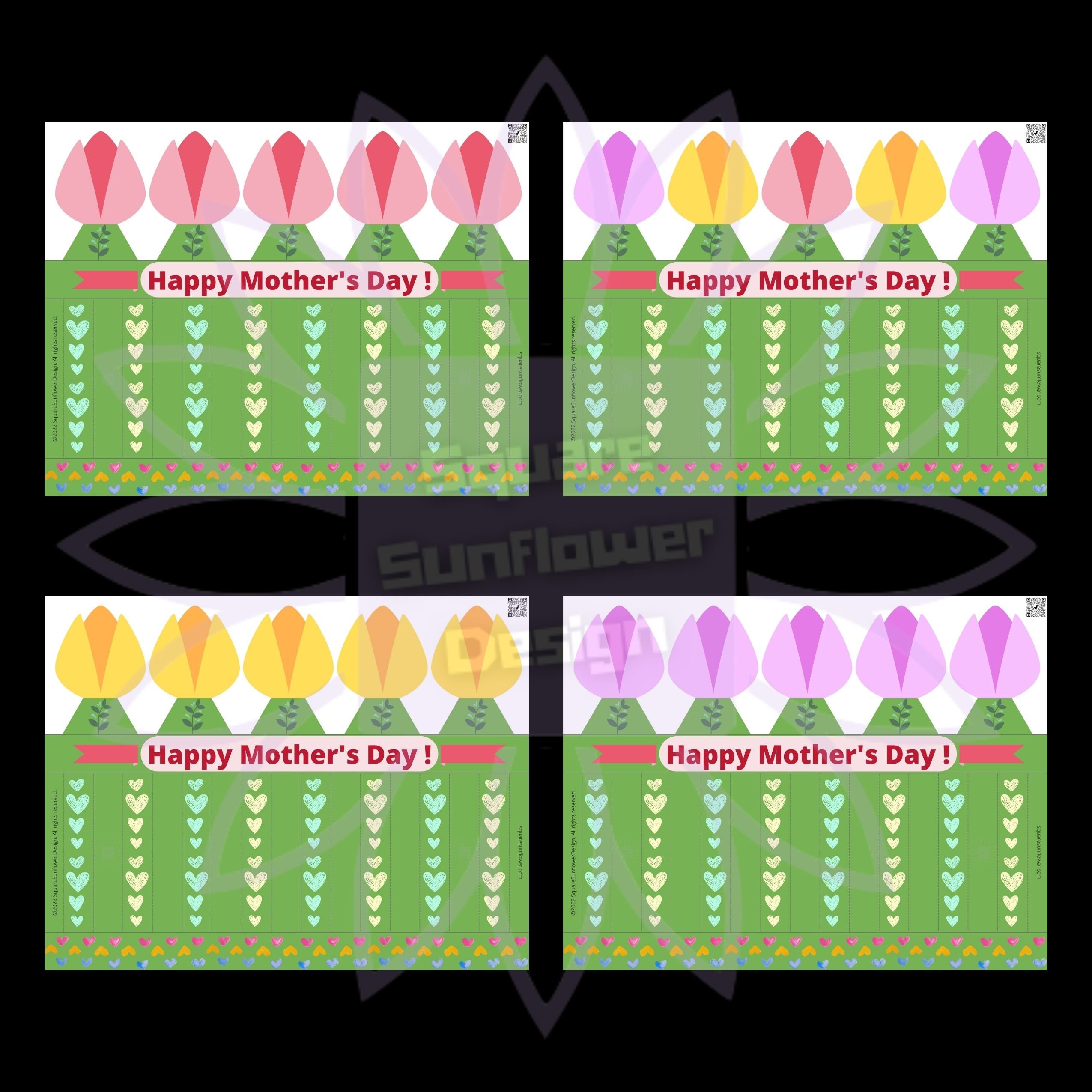 DIY Flower Bouquet for Mother's Day Paper Crafts Easy Kids Printable ...