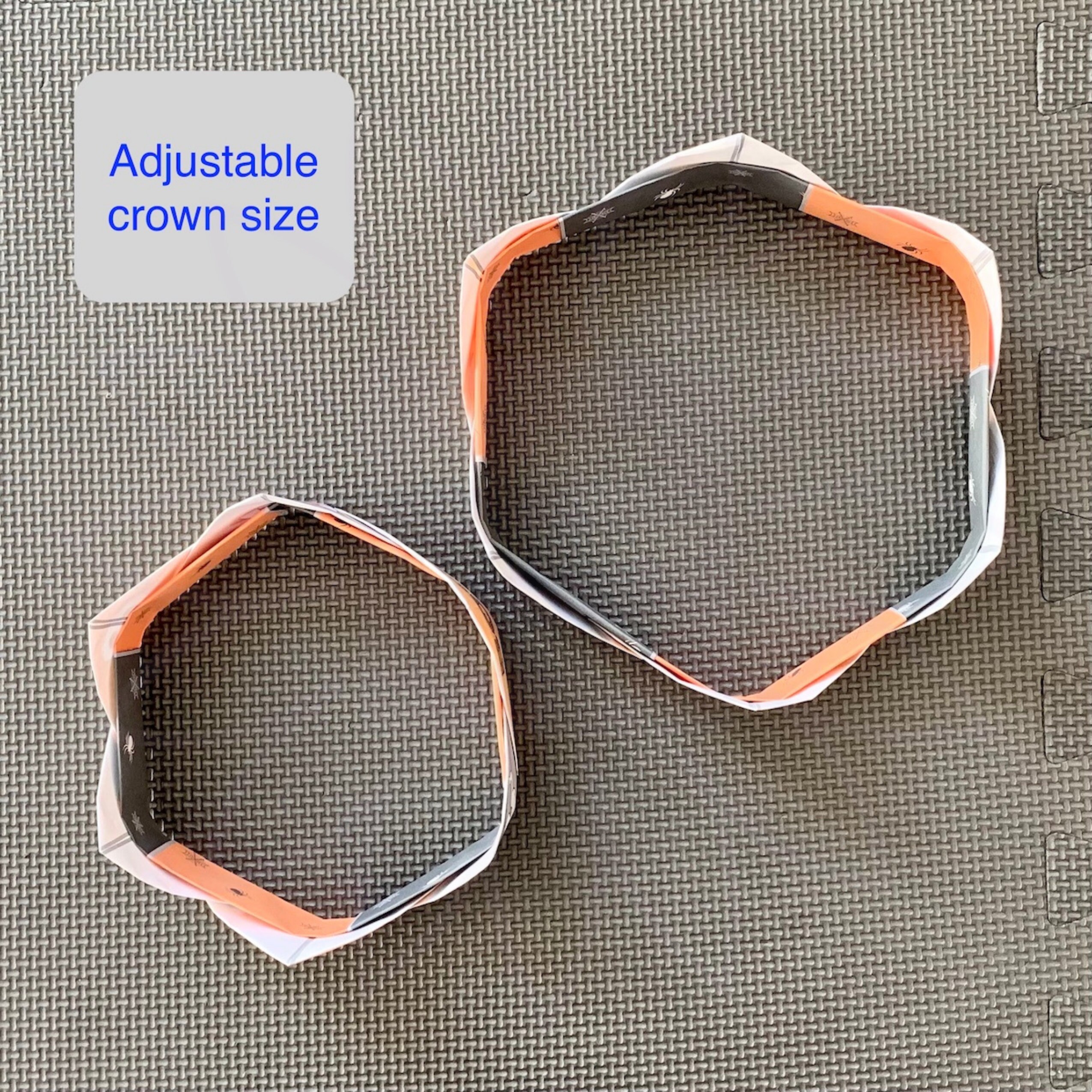 Kids Monsters Paper Crown Printable, Origami Crown Template, Preschool ...