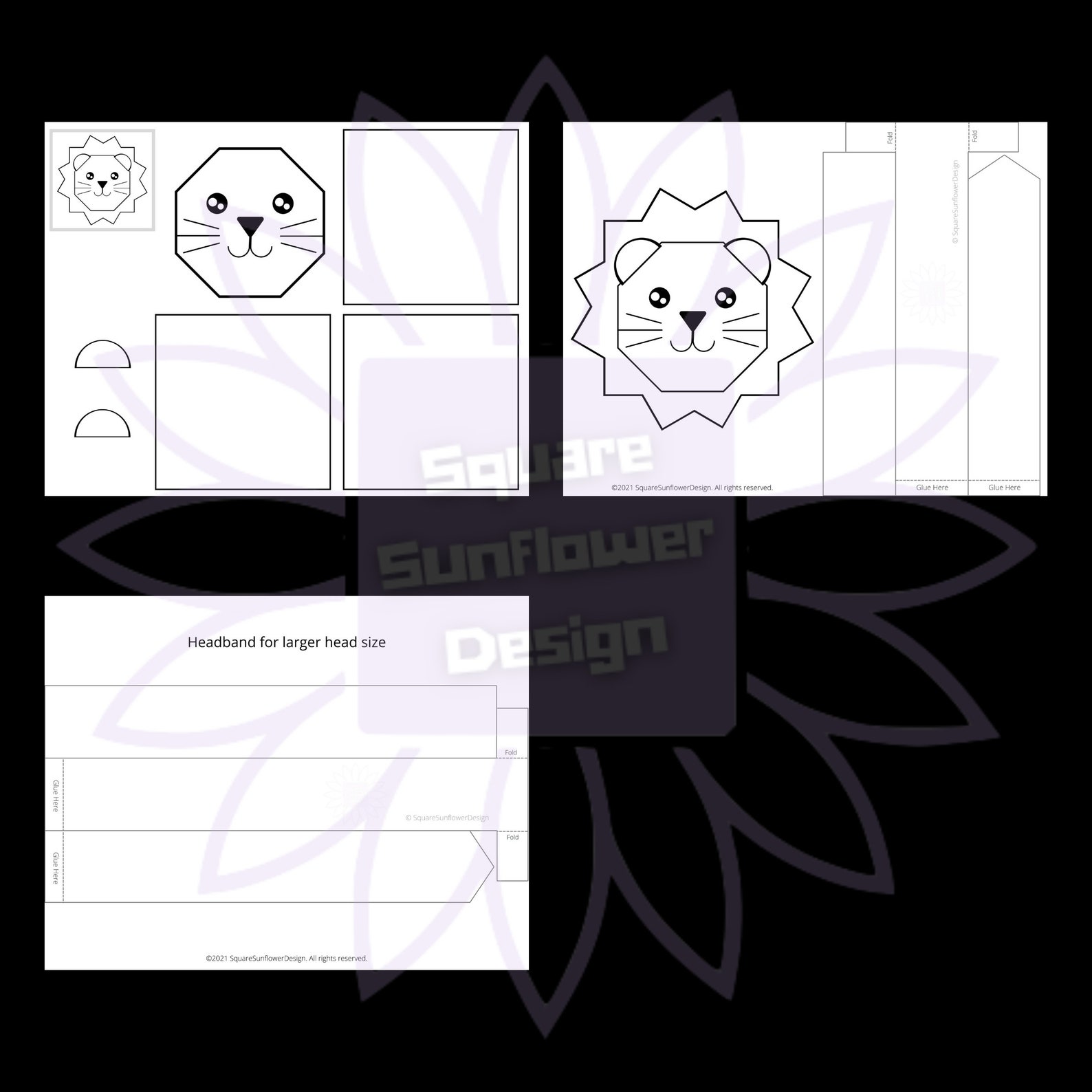 Animal Paper Crowns Value Pack Classroom Craft Kids Printable Paper ...