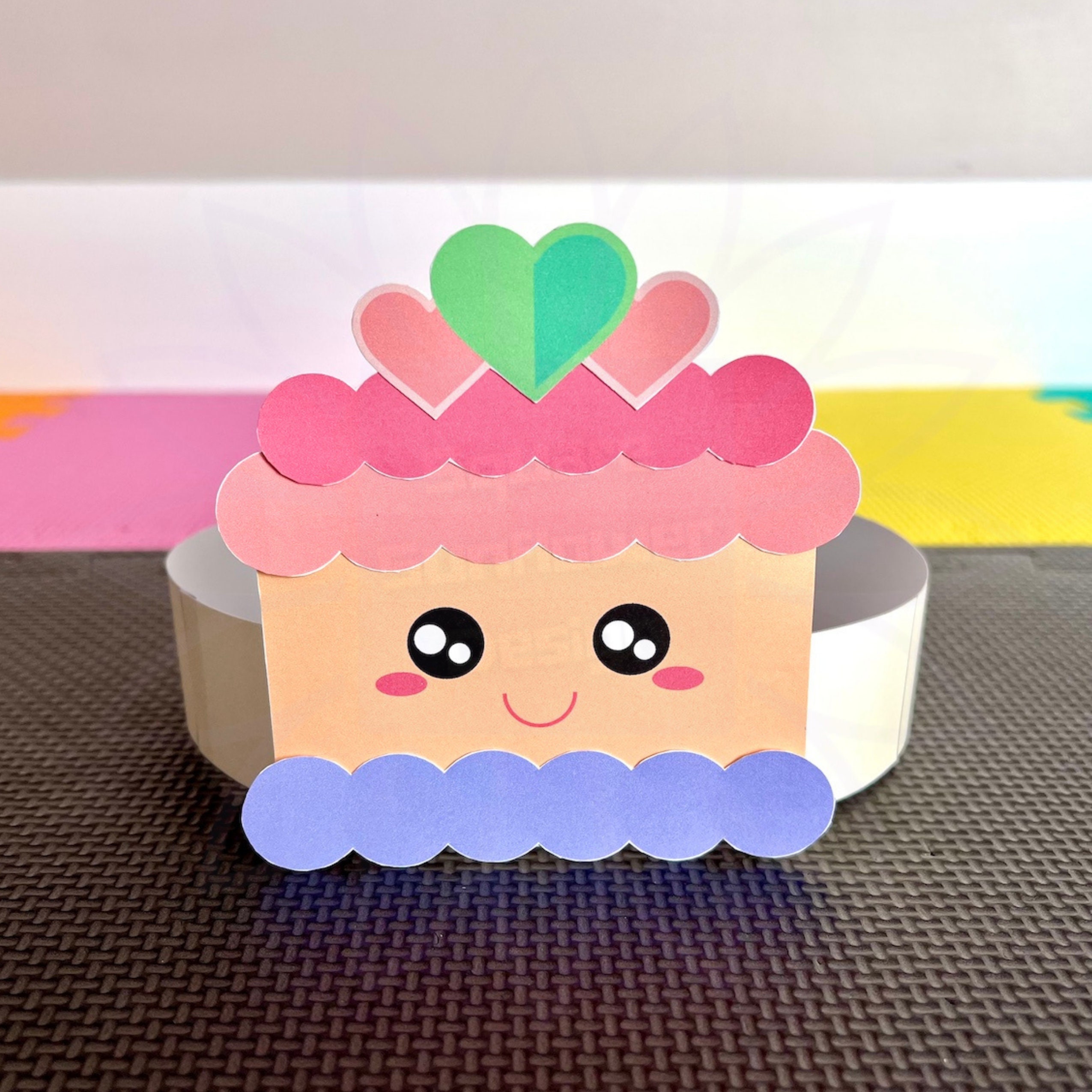 Cake Printable Crown Template Fun Kids Craft Printable Cut and Paste ...